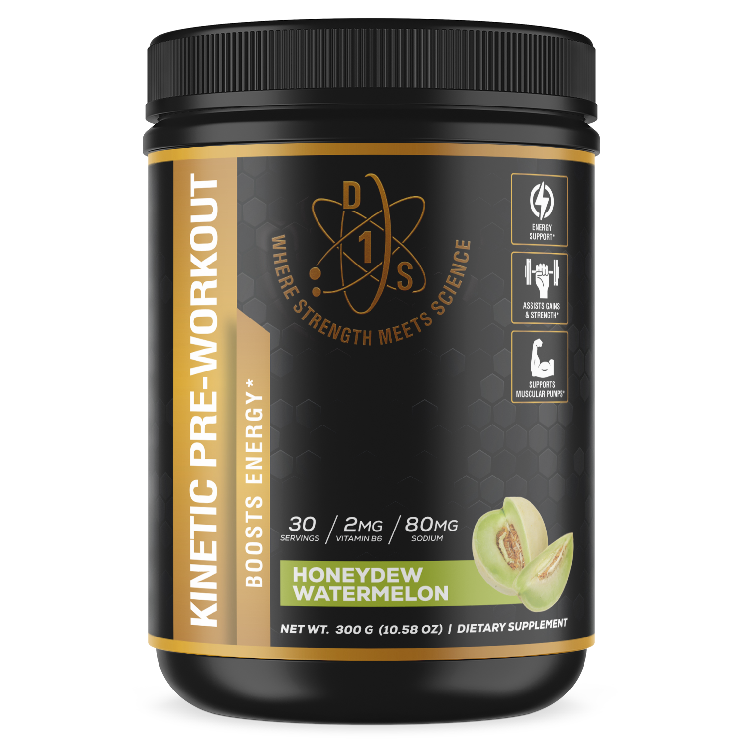 KINETIC Pre-Workout - (HoneyDew Watermelon) – Dynamic 1 Supplements